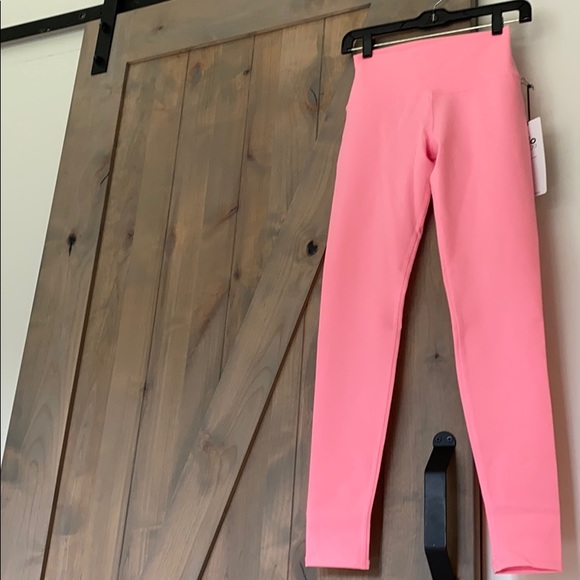 ALO Yoga | Pants & Jumpsuits | Alo Hw Airbrush Legging Macaron Pink Xs ...